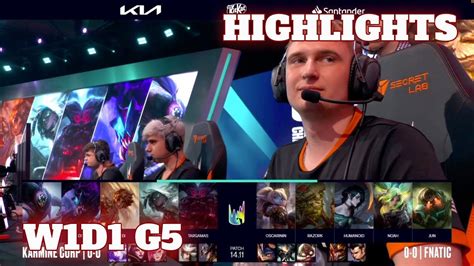 KC Vs FNC Highlights Week 1 Day 1 LEC Summer 2024 Karmine Corp Vs