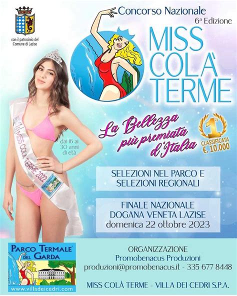 Beatrice Gelain Miss Colà Terme Veneto conquista la finale di Lazise