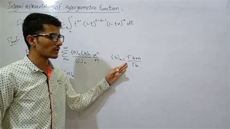 integral representation of hypergeometric function easily proof better explain important represe