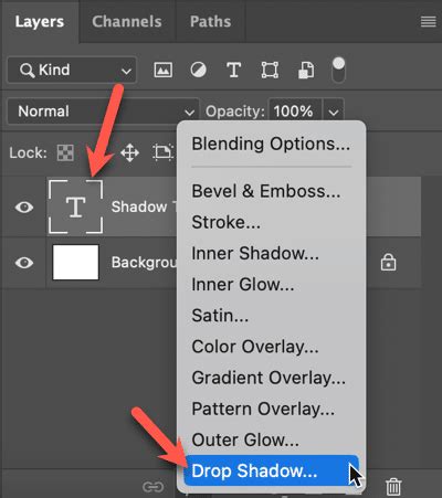 How To Add A Drop Shadow To Text In Photoshop Lenscraft