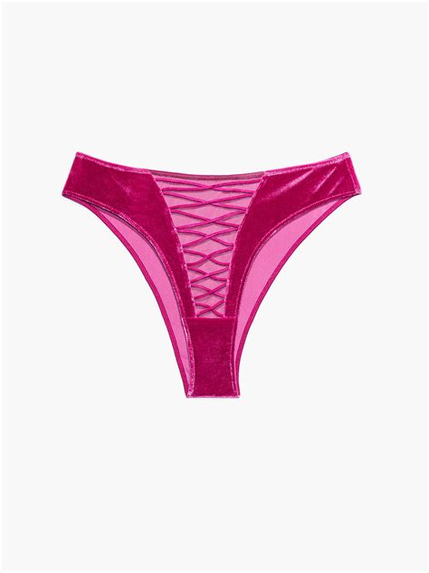 Velvet Vixen Brazilian Knickers In Pink Purple SAVAGE X FENTY UK