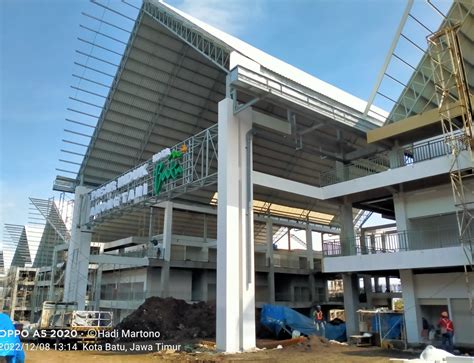 Pembangunan Pasar Induk Among Tani Kota Batu Jatim Tahap Finishing