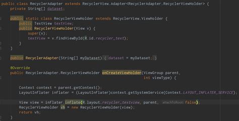 Android Java Recyclerview Listview