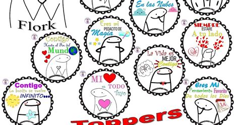 Creaciones Loly Toppers San Valentin Flork