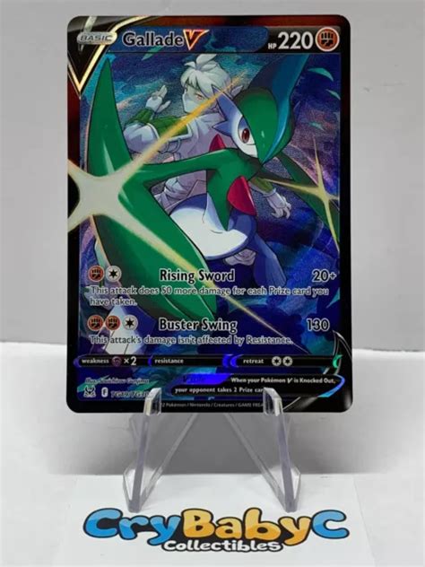 POKEMON GALLADE V TG19 TG30 Lost Origin Sword Shield Trainer Gallery