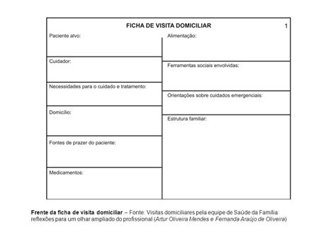 Exemplo De Relatorio De Visita Domiciliar Servi O Social V Rios Exemplos