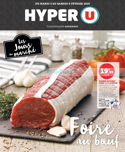 Anti crise fr Catalogue Hyper U du 05 au 09 février 2019 Nord HYPER