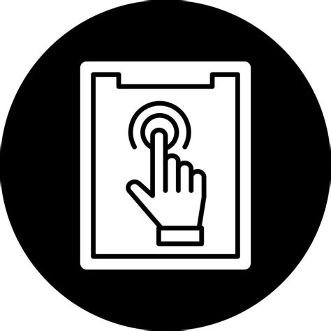 Touch Screen Vector Icon Design 22987340 Vector Art At Vecteezy