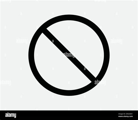 Restriction Round Icon Restricted Ban Circle Warning Warn Stop Safety