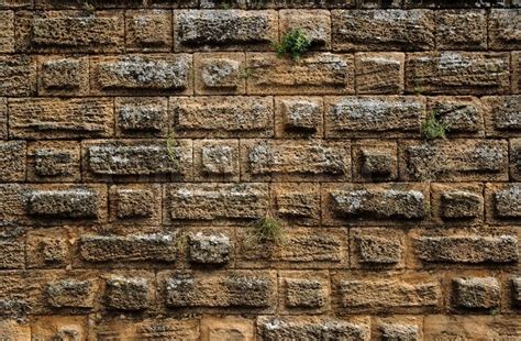 Ancient Stone Wall Texture Stock Image Colourbox