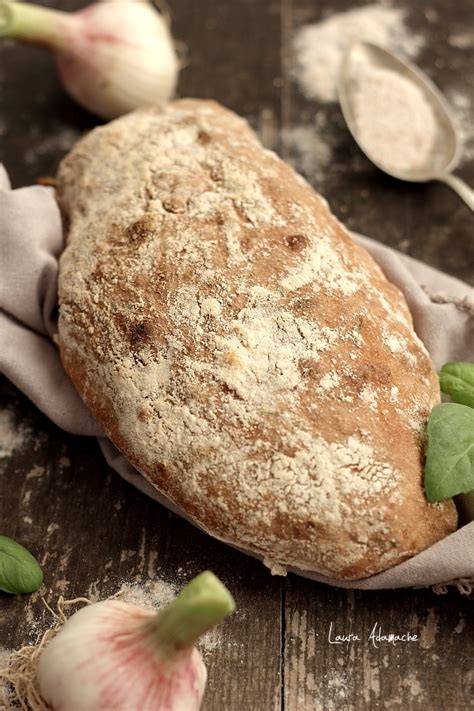 Paine Ciabatta Semi Integrala Retete Culinare Laura Adamache
