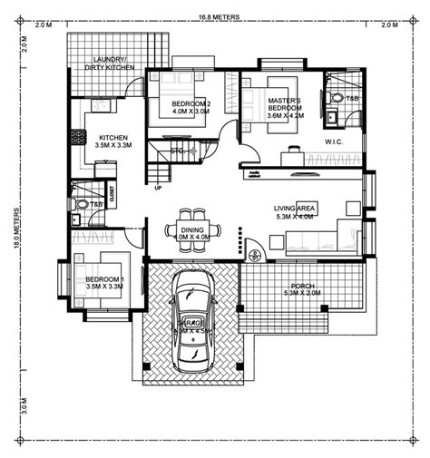 Four Bedroom Modern House Design Pinoy Eplans