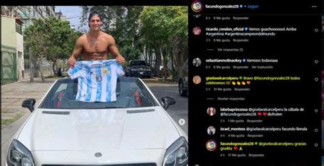 Gisela Valcárcel le envía mensaje a Facundo González por el triunfo de