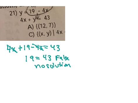 solve systems of linear equations math algebra linear equations showme
