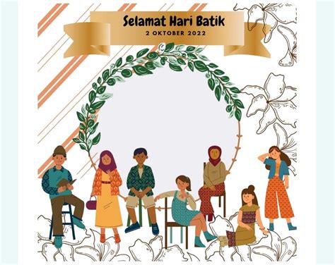 12 Link Twibbon Hari Batik Nasional 2 Oktober 2022 Tersedia Desain