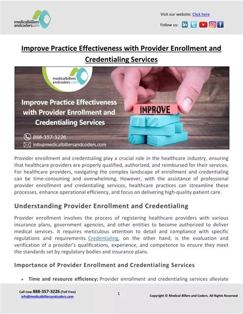 PPT Improve Practice Effectiveness With Provider Enrollment And