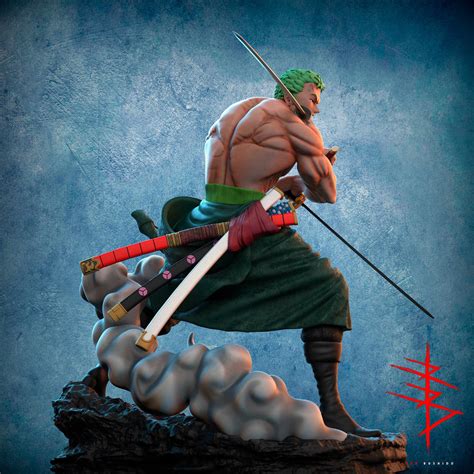 Roronoa Zoro Fan Art From One Piece Anime Series 2 By Pixo Daisuke