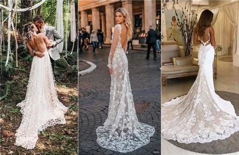 20 Bold Open Back Backless Wedding Dresses 2024