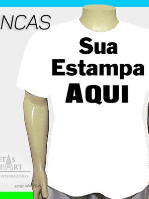 Camiseta Personalizada 100 Algodao Branca Sua Logo Compre