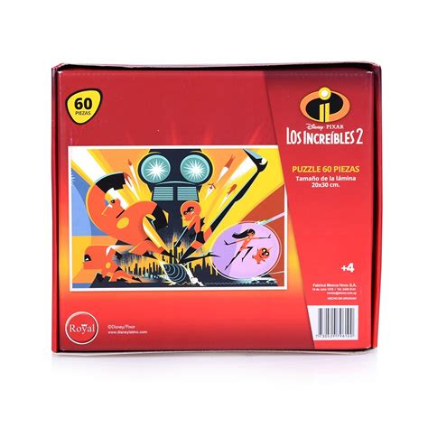 Los Increíbles 2 Puzzle 60 Piezas Mosca 189 00 en Mercado Libre