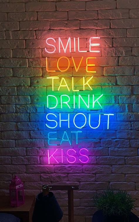 Neon Quotes Wallpapers Wallpapers