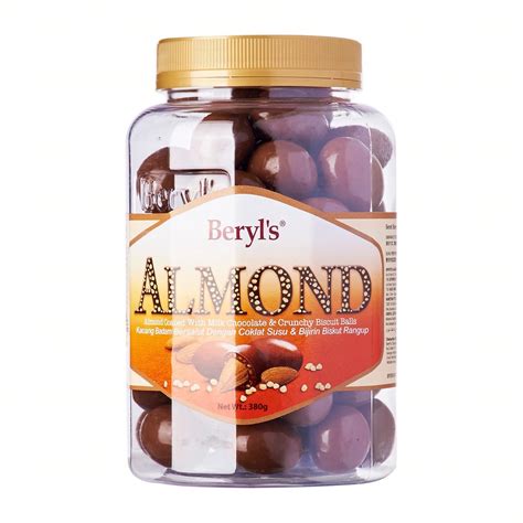 Beryl S Milk Chocolate Jar Almond NTUC FairPrice
