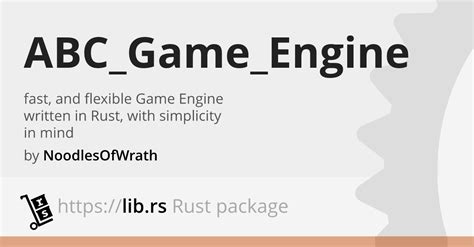 ABC Game Engine Rust Game Dev Lib Rs