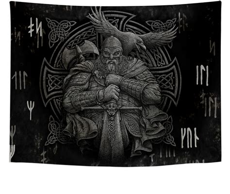 Viking Raven Metal Wall Decor Raven Decoration Viking Wall Art Metal