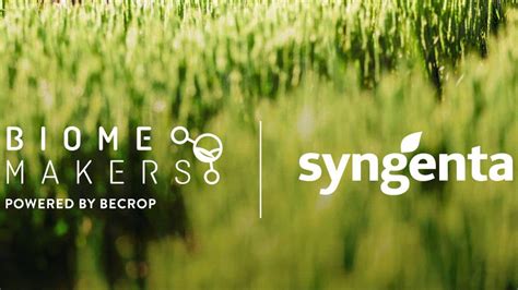 Syngenta Crop Protection Y Bioma Makers Se Unen Para Abordar La Salud