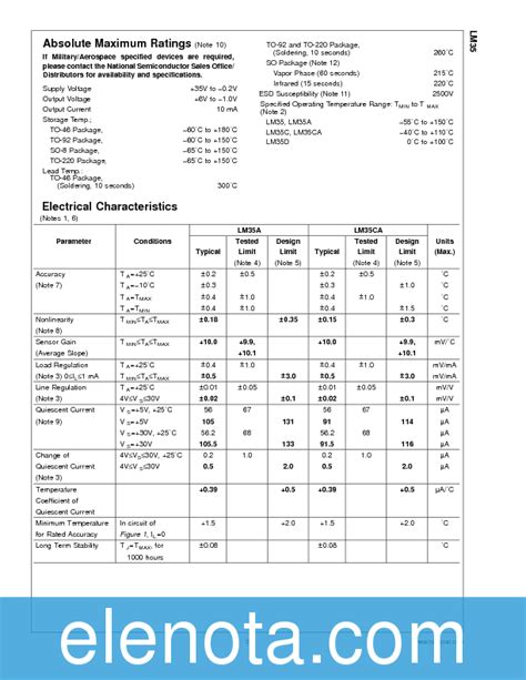 Lm Datasheet Pdf Kb National Semiconductor Pobierz Z Elenota Pl