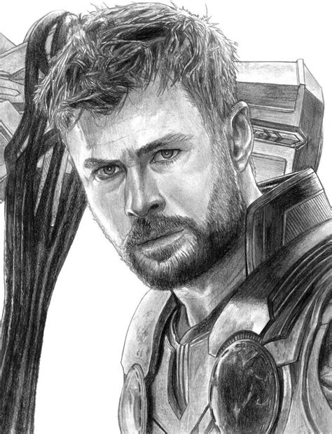 Thor Avengers Endgame By Soulstryder210 Dibujos Marvel Dibujos