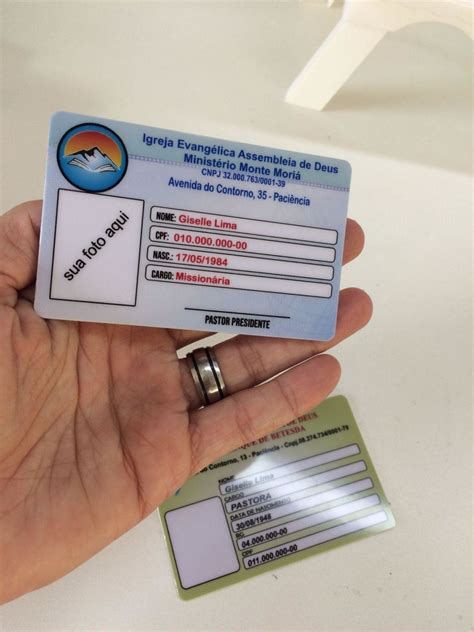 Carteira De Membro Para Igreja Elo Produtos Especiais