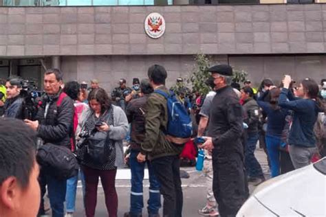 Decenas de personas protestaron en Quito en contra de represión a