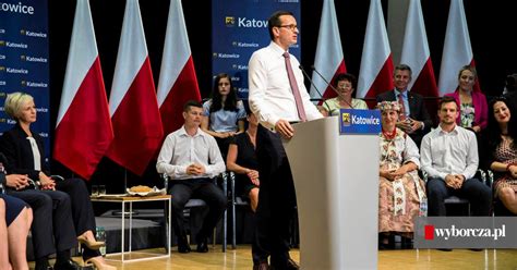 Premier Mateusz Morawiecki w Katowicach mówił głównie do PiS bo dla