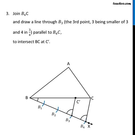 example 1 construct a triangle similar to triangle abc with its side