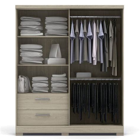 Guarda Roupa Solteiro 3 Portas 2 Gavetas C533 Kappesberg MadeiraMadeira