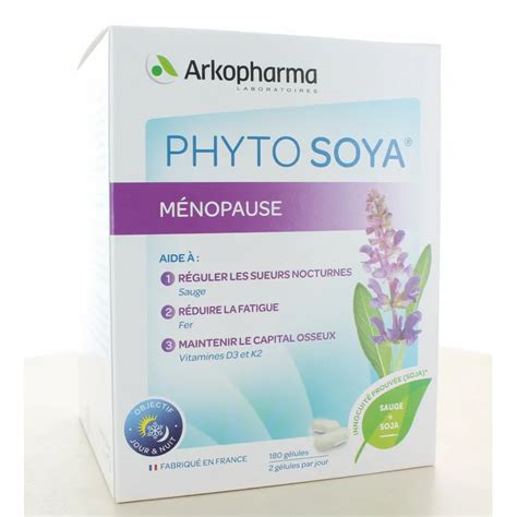 Arkopharma Phyto Soya Ménopause 180 gélules Univers Pharmacie
