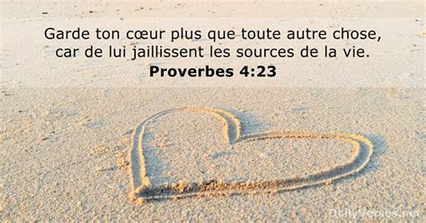 26 février 2022 Verset Biblique du Jour Proverbes 4 23