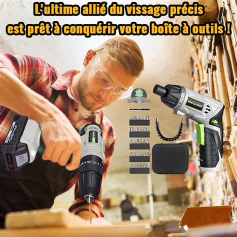 Online Store Tournevis électrique sans fil électrique Rechargeable