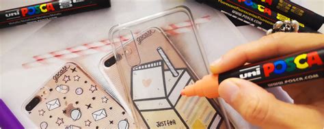 Decora y personaliza tu funda de móvil con rotuladores POSCA