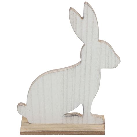 Floristik24 De Deko Hase Sitzend Holzhase Osterhase Holz 2619 5cm