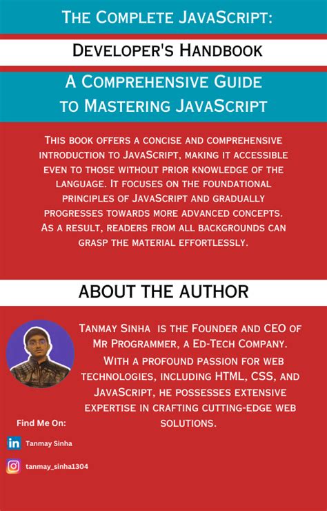 the complete javascript developer s handbook a comprehensive guide to mastering javascript pdf