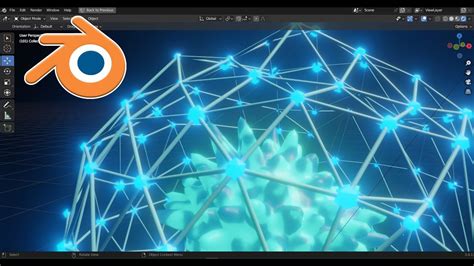 Blender Mograph Geometry Nodes Advanced Circular Array Shrub