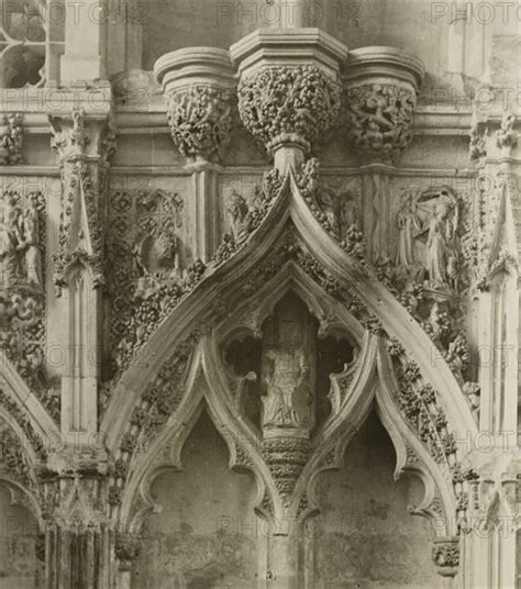 Ely Cathedral Lady Chapel Details C Frederick H Evans