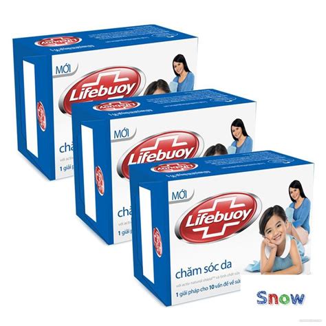 Xà bông cục Lifebuoy Bảo vệ vượt trội hộp 90g Shopee Việt Nam