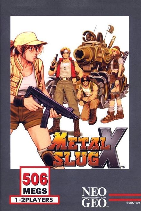 Car Tula De Metal Slug X Para Neogeo