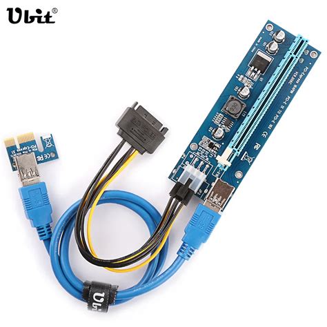 Ubit Ver C Pcie X To X Pci Express Extender Riser Card Usb Pci