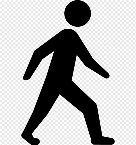 Human Silhouette Walking Png
