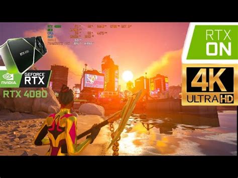 Fortnite Chapter 4 Mega City RTX 4080 16 GB 4K EPIC SETTINGS RTX ON