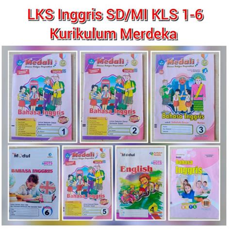 Jual LKS Bahasa Inggris SD Terbaru Semester 1 Kurikulum Merdeka Kelas 1